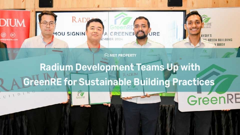 Radium Development Teams Up with GreenRE for Sustainable Building Practices - MET Property