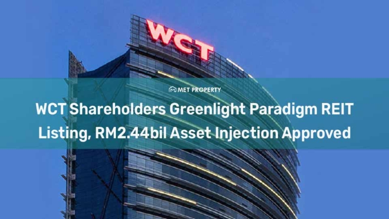 WCT Shareholders Greenlight Paradigm REIT Listing, RM2.44 Billion Asset ...